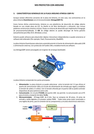 Mis proyectos con Arduino | PDF