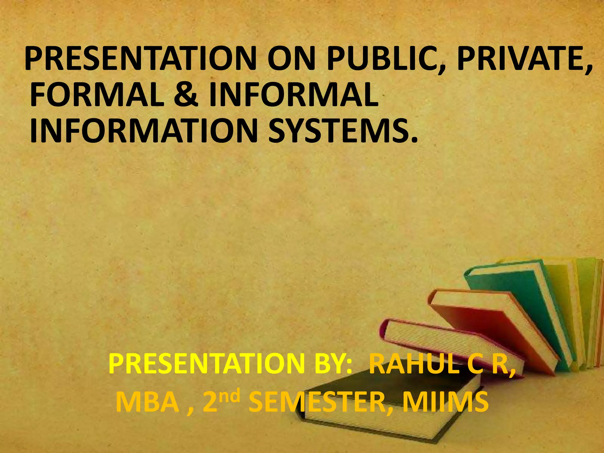 Management Information System | PPT