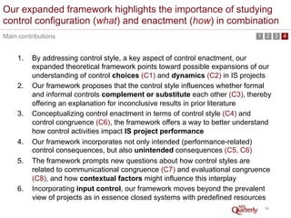 Control Configuration and Control Enactment in Information Systems ...