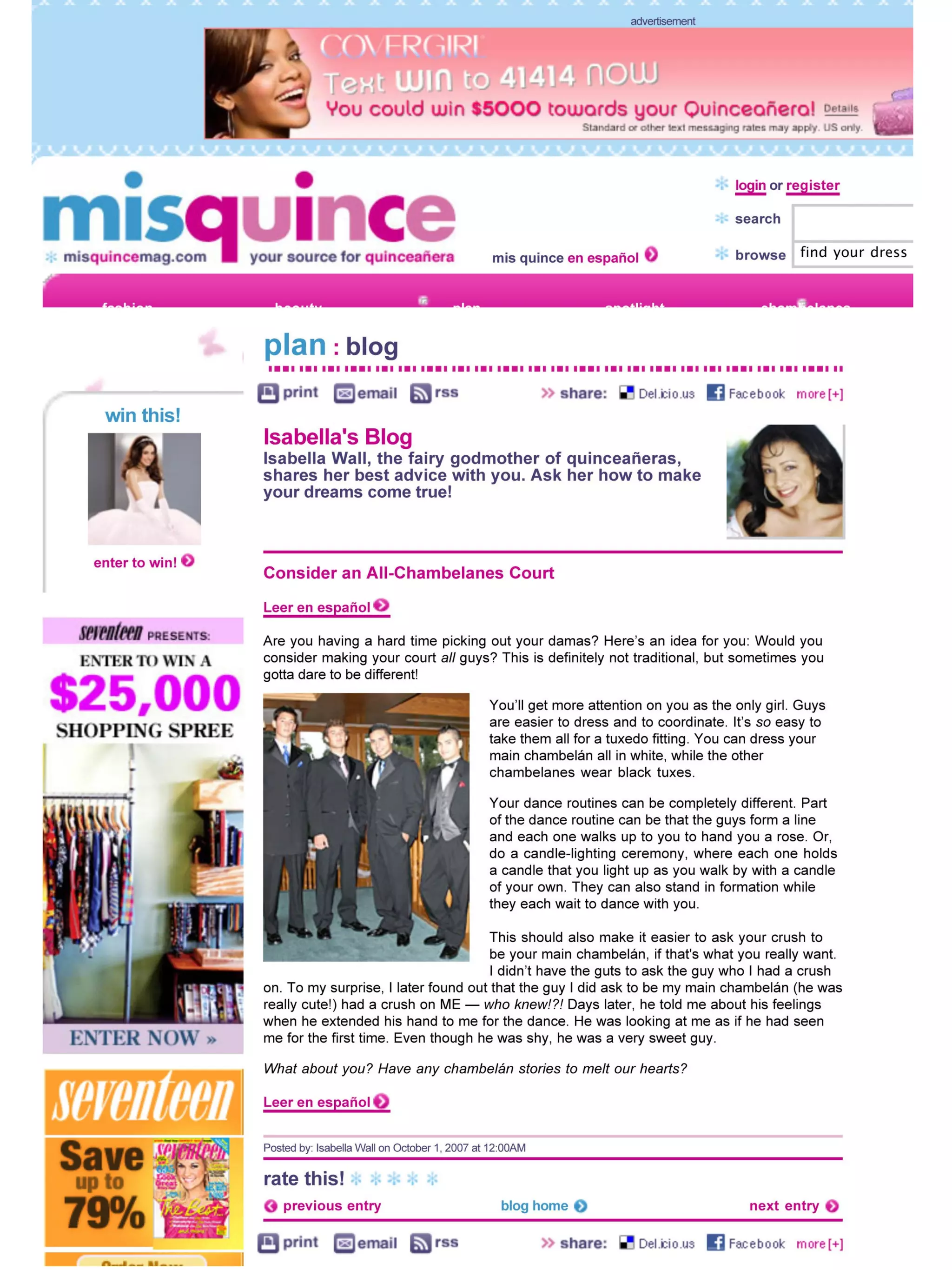 Mis Quince Magazine by SEVENTEEN | PDF