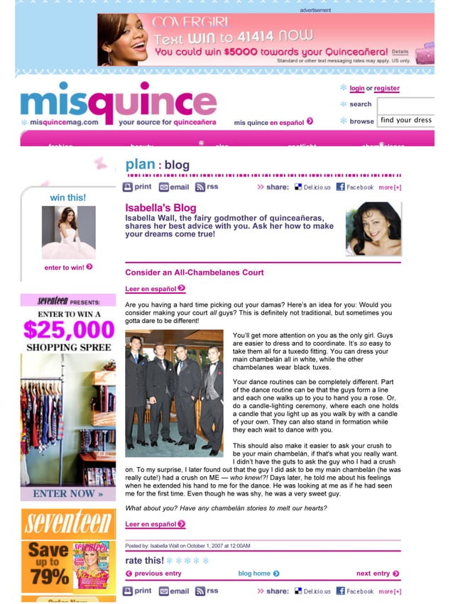 Mis Quince Magazine by SEVENTEEN | PDF