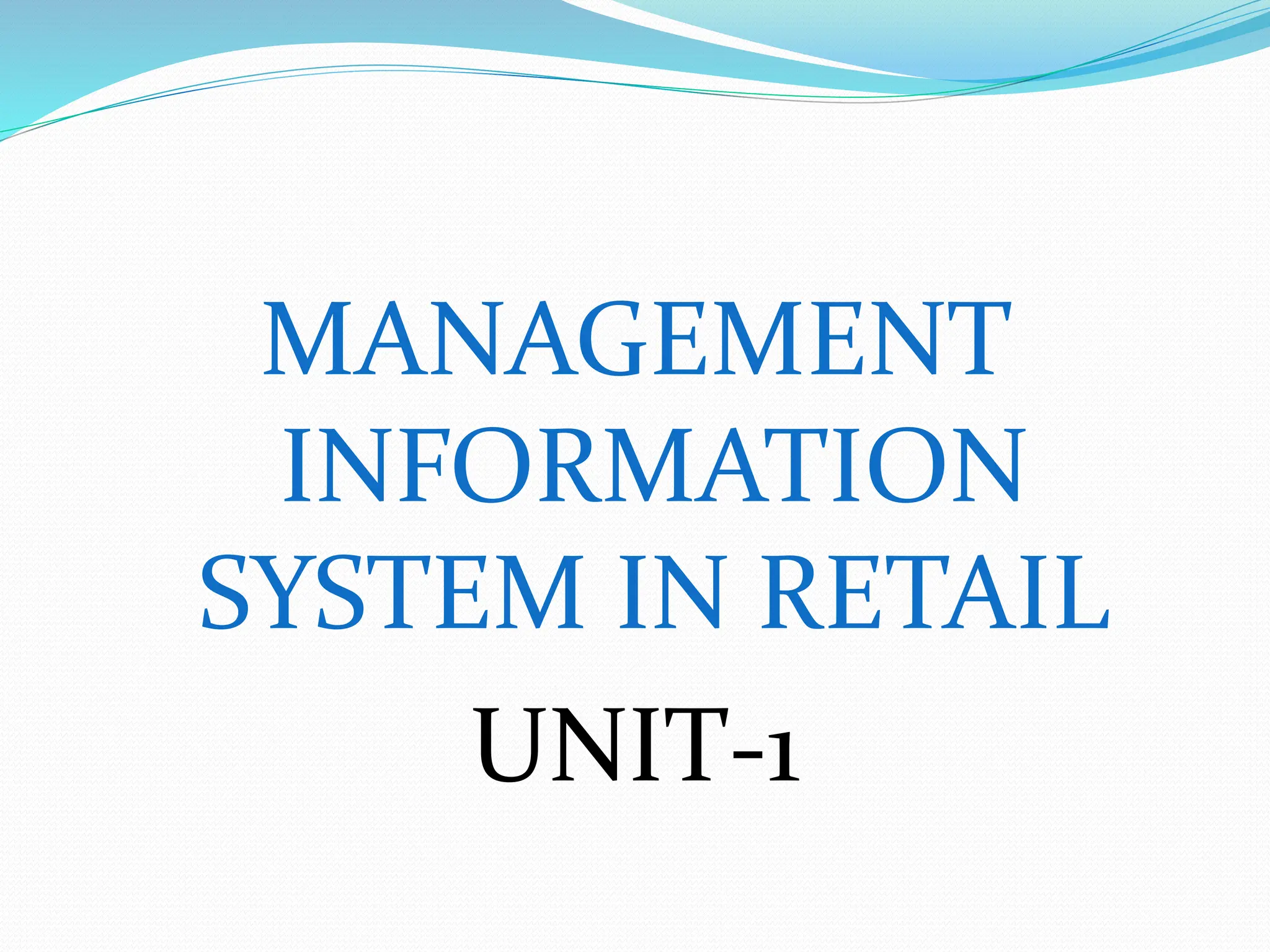 Management information system for BBA STUDENTS | PPTX