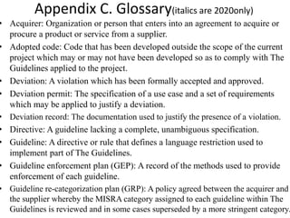 Misracompliant20162020 | PPT