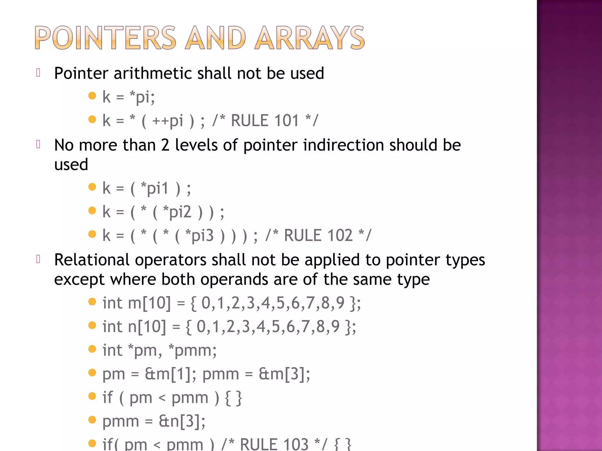 Misra C Rules Ppt