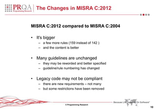 An Introduction to MISRA C:2012 | PPT