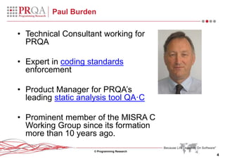 An Introduction to MISRA C:2012 | PPTX