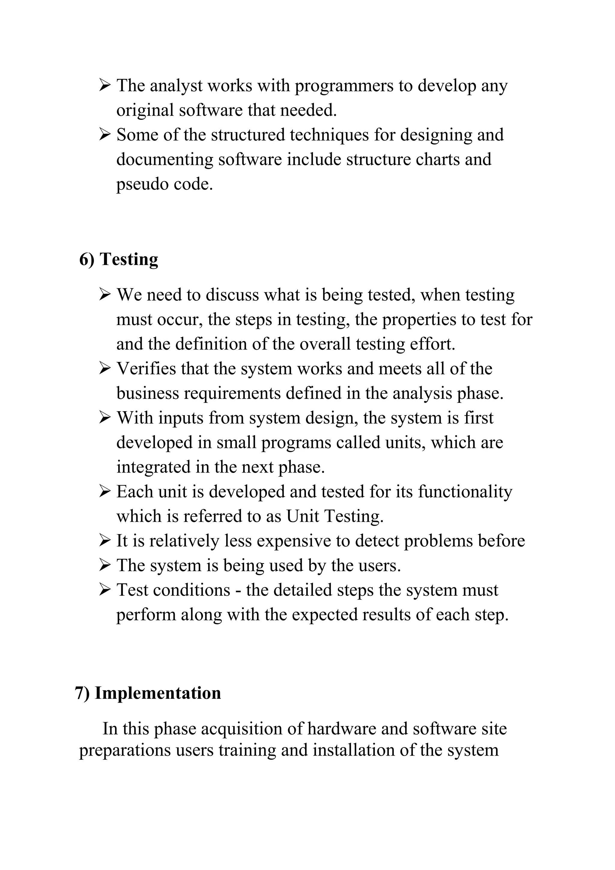 Report on SOFTWARE DEVELOPMENT LIFE CYCLE SDLC | DOCX