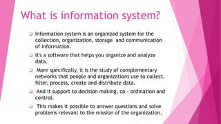 Management information system | PPTX