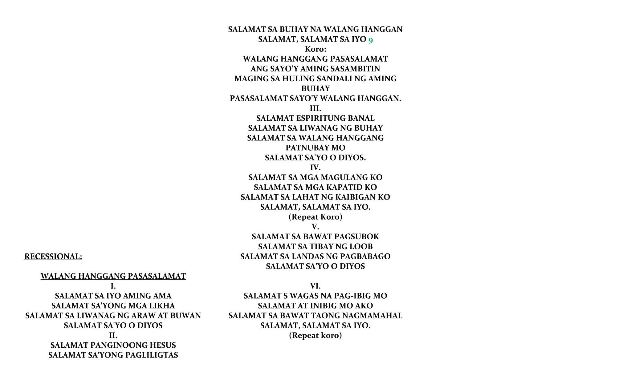 MISSALETTE HOLY SPIRIT MASS for the Month of September.docx