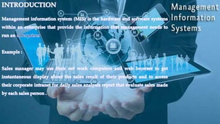 Management Information system | PPT