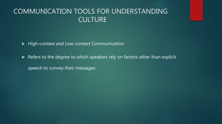 high and low context culture | PPTX