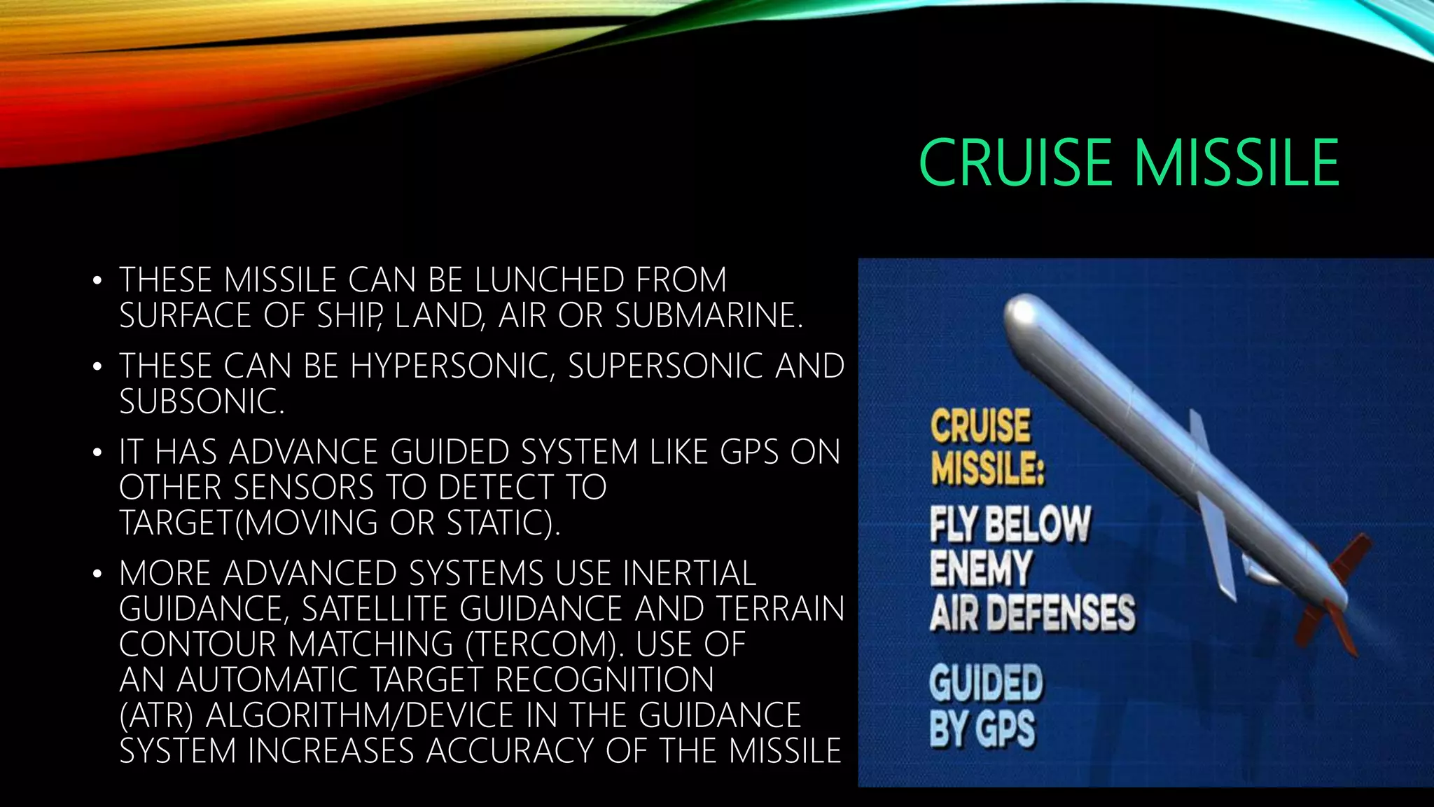 Missile and guidance system | PPTX