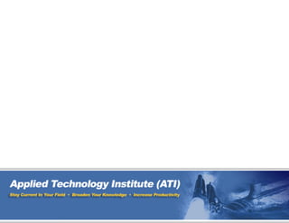 ATI Professional Development Technical Training Short Course on Missile ...