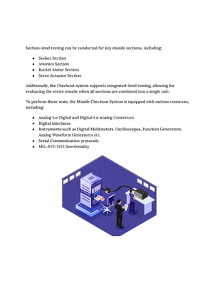Missile Checkout System | Digilogic Systems | PDF