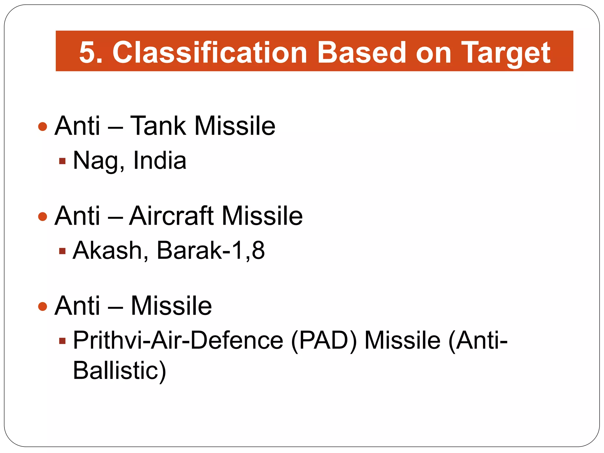 Missiles Types PPT.pptx