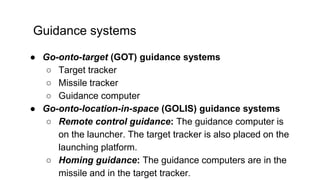 Missile systems | PPTX