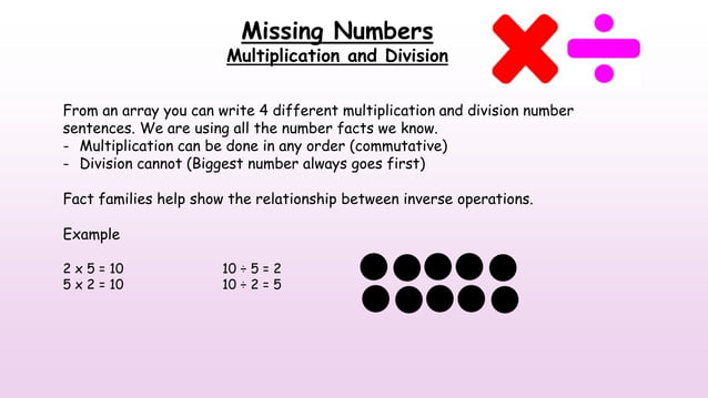 Missing-numbers.ppt | Homework and Study | Education