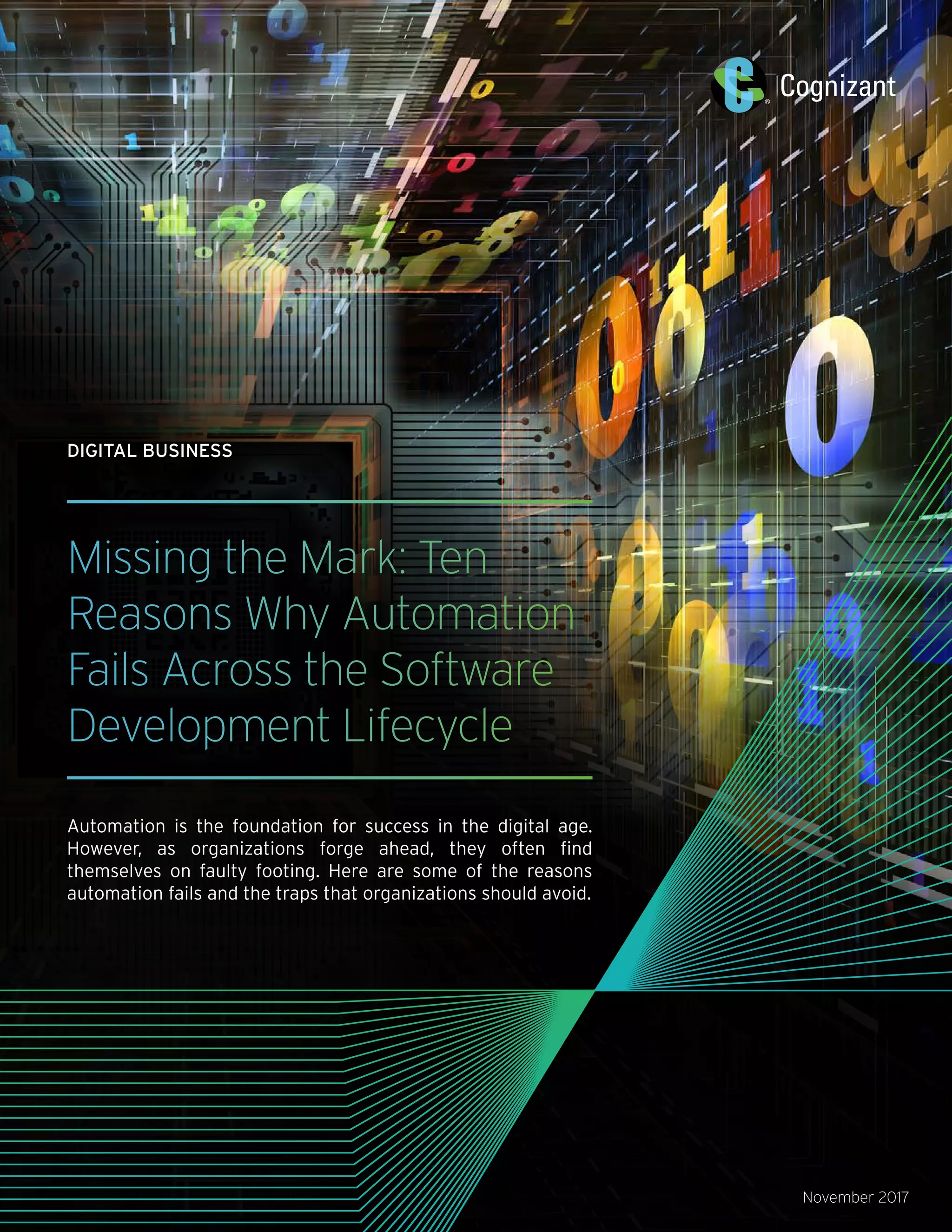 Missing the Mark: Ten Reasons Why Automation Fails Across the Software ...