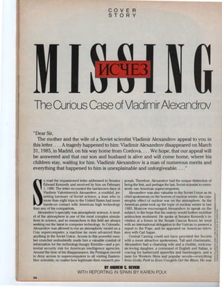 A Cold War Climate Mystery Endures: the Vanishing of Vladimir ...