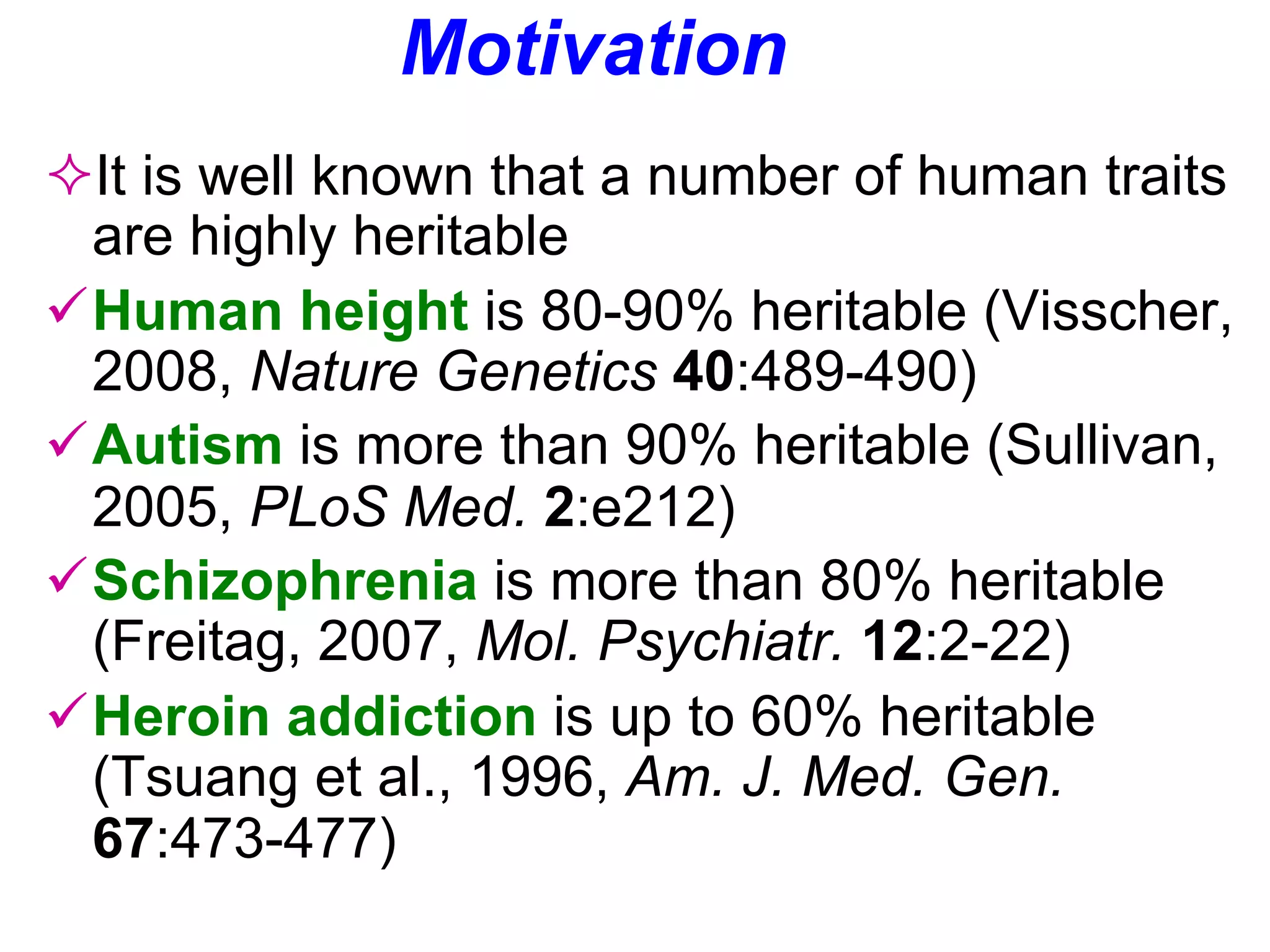 The trivial case of the missing heritability | PDF | Genetics | Science