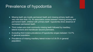 Missing maxillary lateral incisor | PPTX