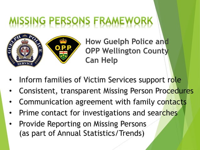 Missing Persons Framework | PDF