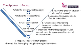 Missing the Iceberg – avoiding project failure through killing or ...