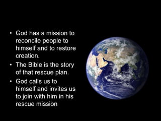 Missio dei and a missional church | PPTX