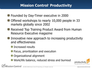 What is Mission Control? | PPT