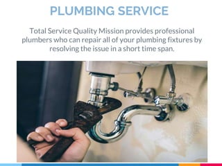 Plumbing Services Mission | PPTX