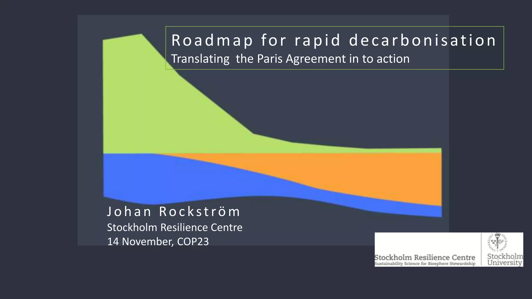 Mission 2020: Roadmap for rapid decarbonisation | PPTX