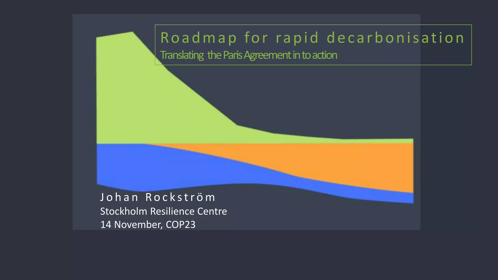 Mission 2020: Roadmap for rapid decarbonisation | PPT