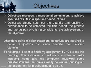 Mission and Objectives | PPTX