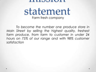 Mission and vission | PPTX