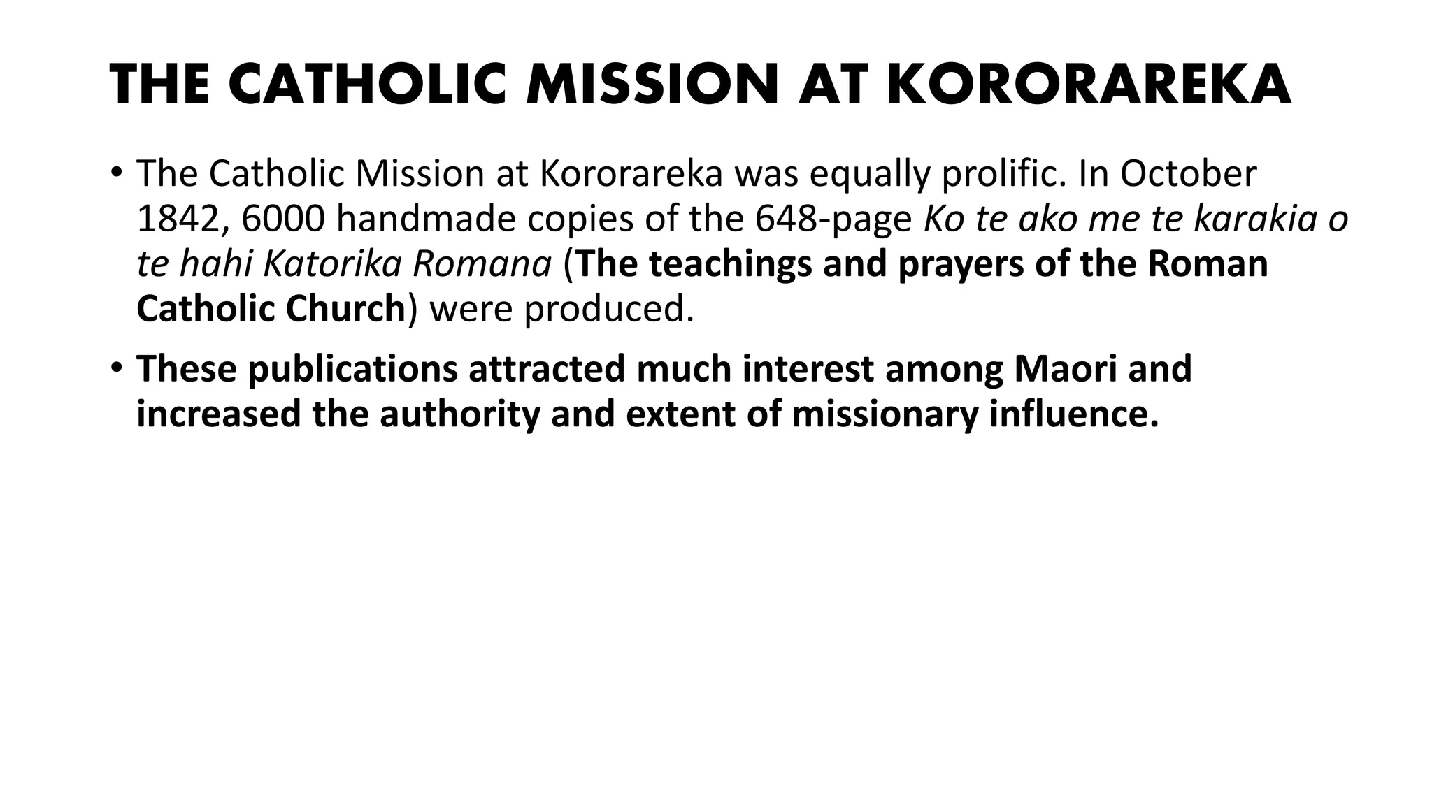 THE CHRISTIAN MISSIONARIES IN NEW ZEALAND | PPTX