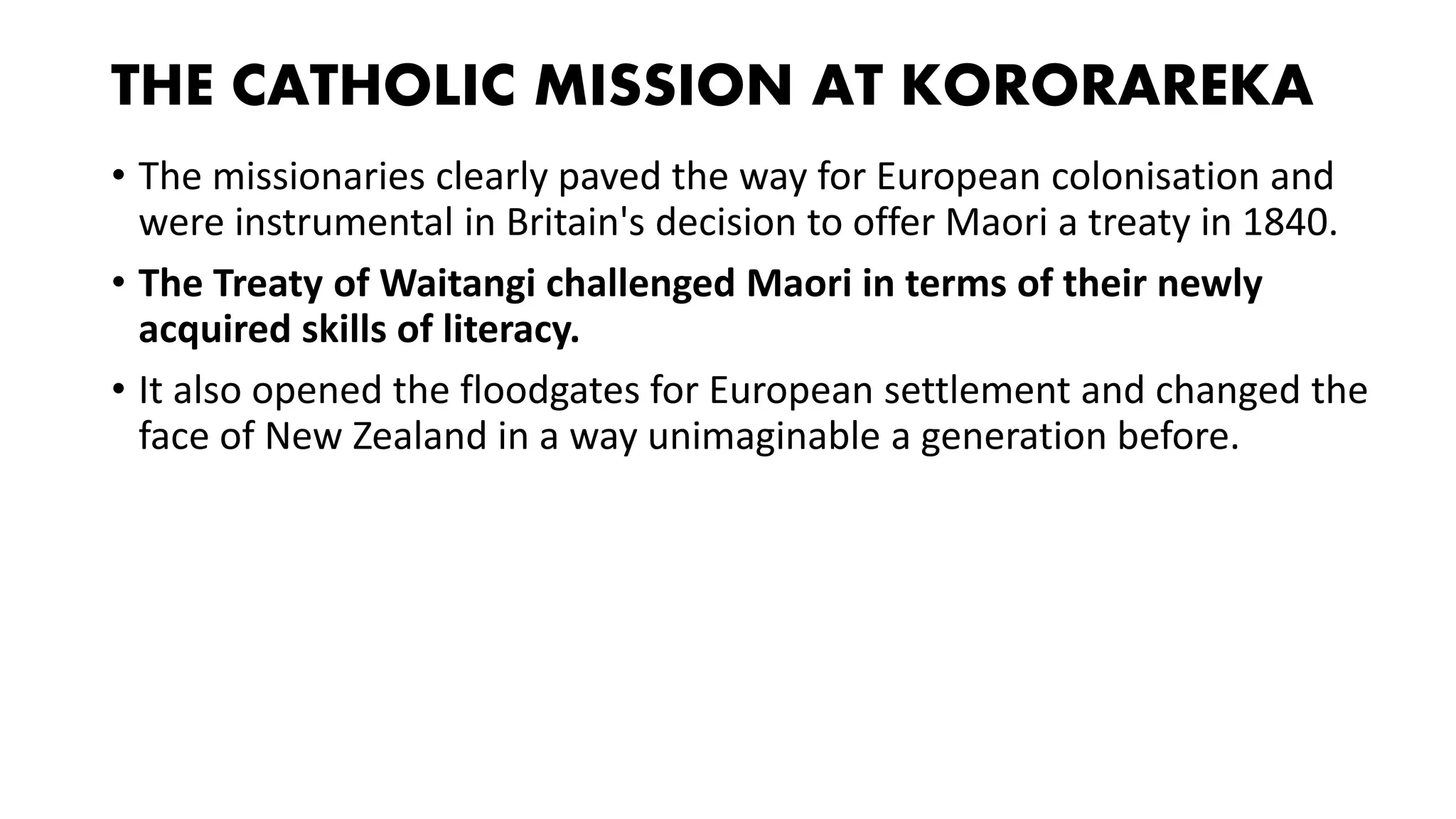 THE CHRISTIAN MISSIONARIES IN NEW ZEALAND | PPTX