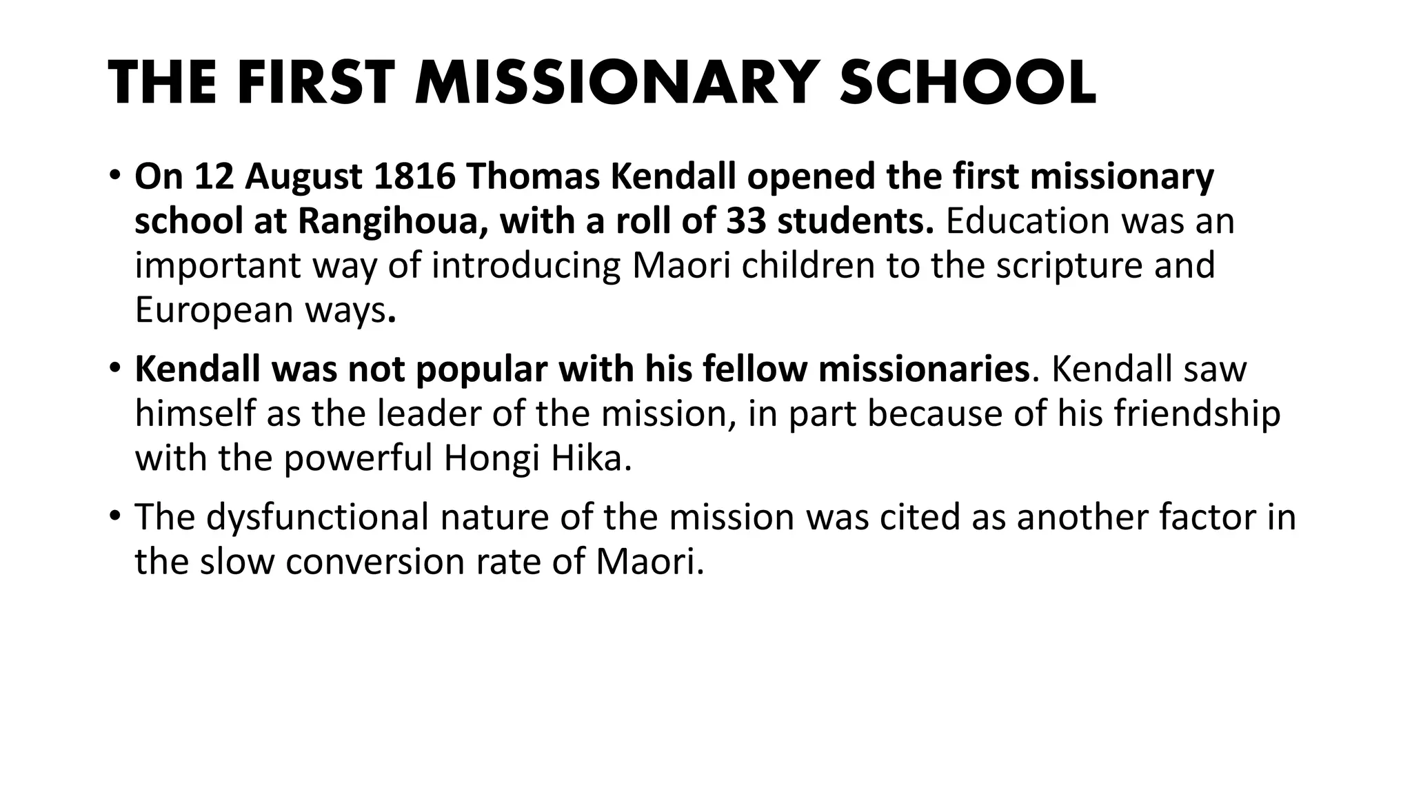 THE CHRISTIAN MISSIONARIES IN NEW ZEALAND | PPTX