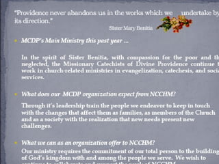 Missionary Cathechists | PPT