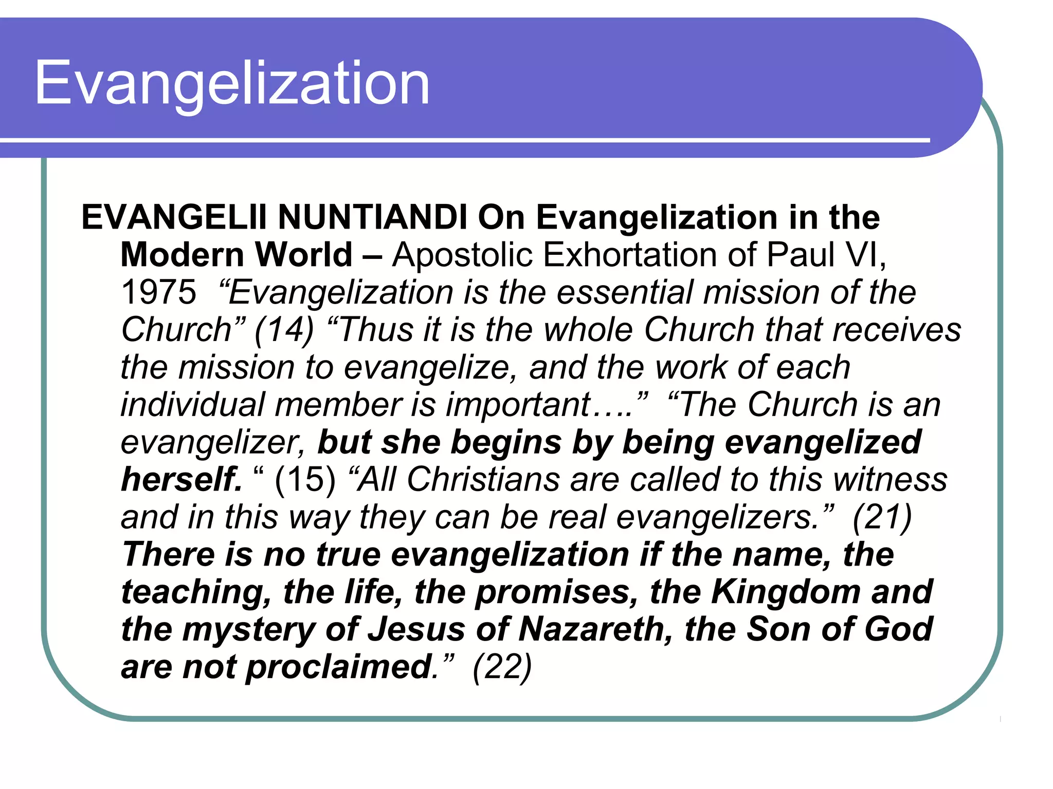 Missionary mindset | PPS