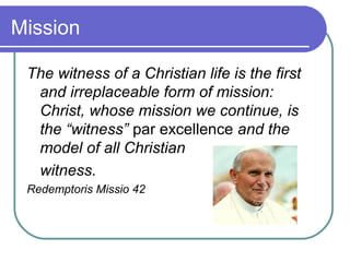 Missionary mindset | PPS