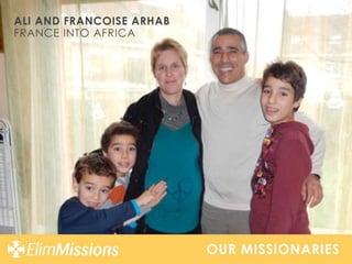Elim Missions Missionary Profiles | PPTX