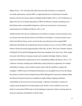 Mission Assurance Framework for Cyber Resiliency | PDF
