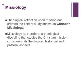 Mission: Theological Perspectives | PPTX