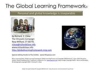 Mission Community Learning Centers Global Learning Framework By Richard ...