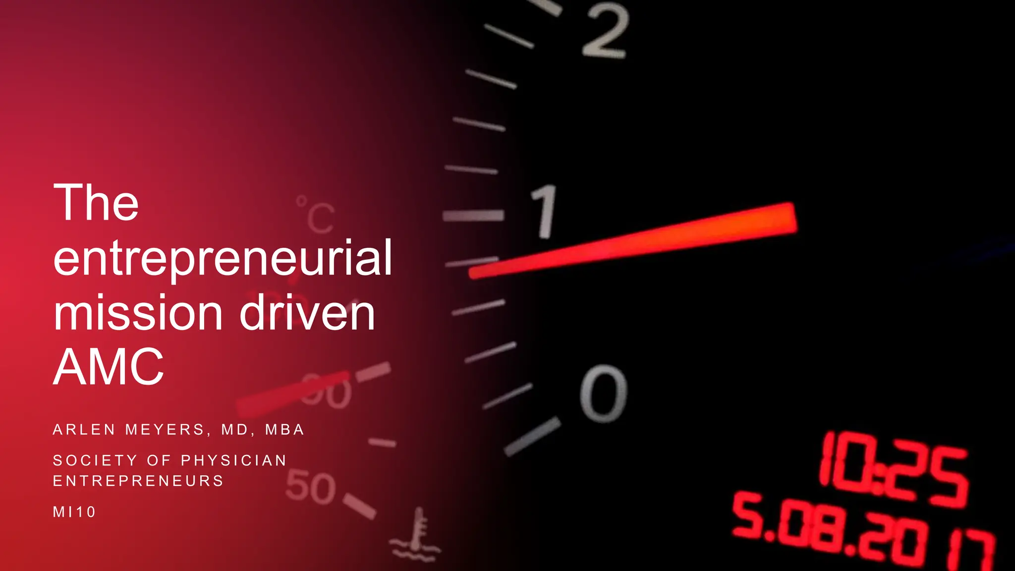 Mission critical AMC entrepreneurship.pptx