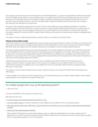 Mission critical linux white paper | PDF