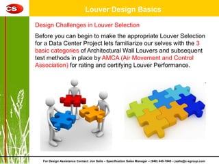 Mission Critical Louver Selection 2012 version | PDF