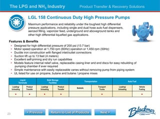 Experts in Mission Critical LPG NH3 Product Transfer and Vapor Recovery ...