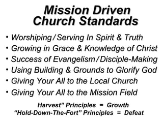 Mission Driven Church | PPT