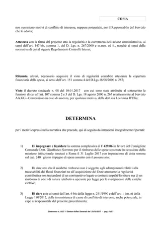 Missione gianfranco sorrento nel 2017 a roma | PDF